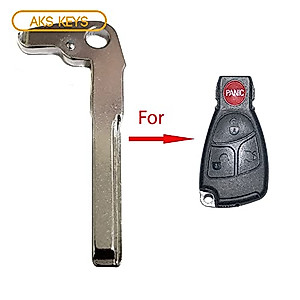 AKS Keys New Smart Remote Key Uncut Blade Blank Compatible with Mercedes Benz