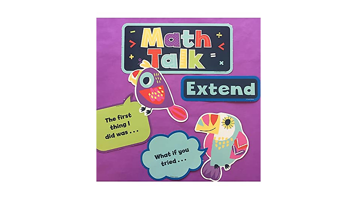 Engage Students with Math Talk Mini Bulletin Board Set