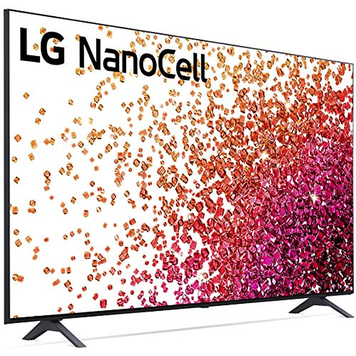 LG NanoCell 75 Series 55” Alexa Built-in 4k Smart TV (3840 x 2160), 60Hz Refresh Rate, AI-Powered,Ultra HD, Active HDR, HDR10, HLG (55NANO75UPA, 2021)