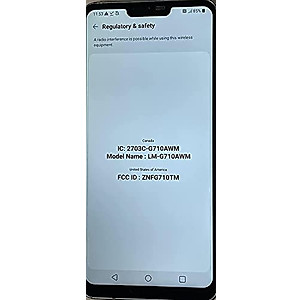 LG Electronics G7 ThinQ Factory Unlocked Phone - 6.1in Screen - 64GB - Platinum Grey (U.S. Warranty) (Renewed)