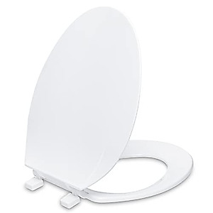Oblong Toilet Seat elongated Toilet Seats for Standard Toilets Lid White Plastic Toliet Seat Replacement Oval tapa de inodoro