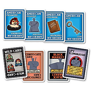 SPY ALLEY Card Game - 2-6 Players - The Card Game That Likes to Live Dangerously - Game Night Shaken Not Stirred