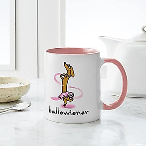 CafePress Ballet Wiener Mug Ceramic Coffee Mug, Tea Cup 11 oz