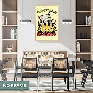 Retro Wall Art for Room Aesthetic, Cute Posters, Cute Wall Decor, Retro Wall Decor, 70 Room Decor, Retro Poster for Kitchen, Bedroom, Dorm Room, Apartment (Unframed)