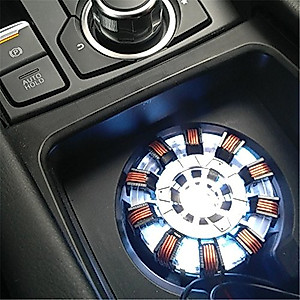 1:1 DIY Arc Reactor Heart Model Mark 2 with LED Action Figure Need to Assemble