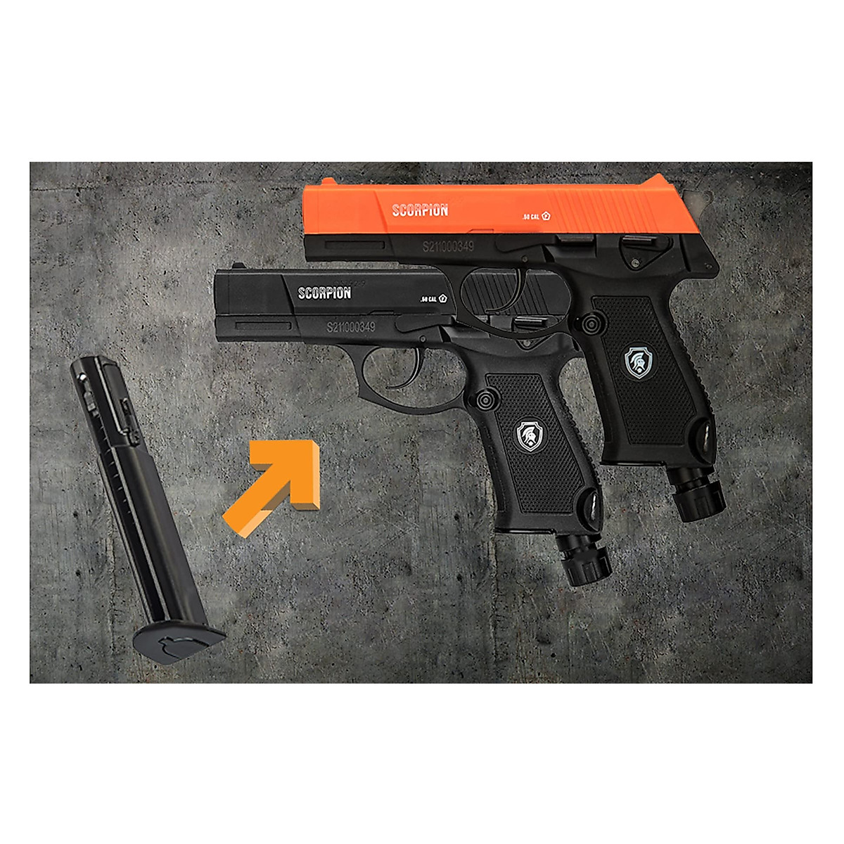 Lancer Tactical [Self Defense] 0.5 Caliber Non Blowback Air 7 Round Spare Magazine- Pepper Gun Magazine Scorpion