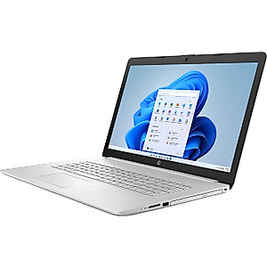 2021 HP 17.3'' HD+ Business Laptop, Intel 11th Gen Core i3-1115G4 Up to 4.1GHz (Beat i5-1035G4), 8GB DDR4 RAM, 256GB HDD, WiFi, HDMI, Webcam, Windows 11, Silver