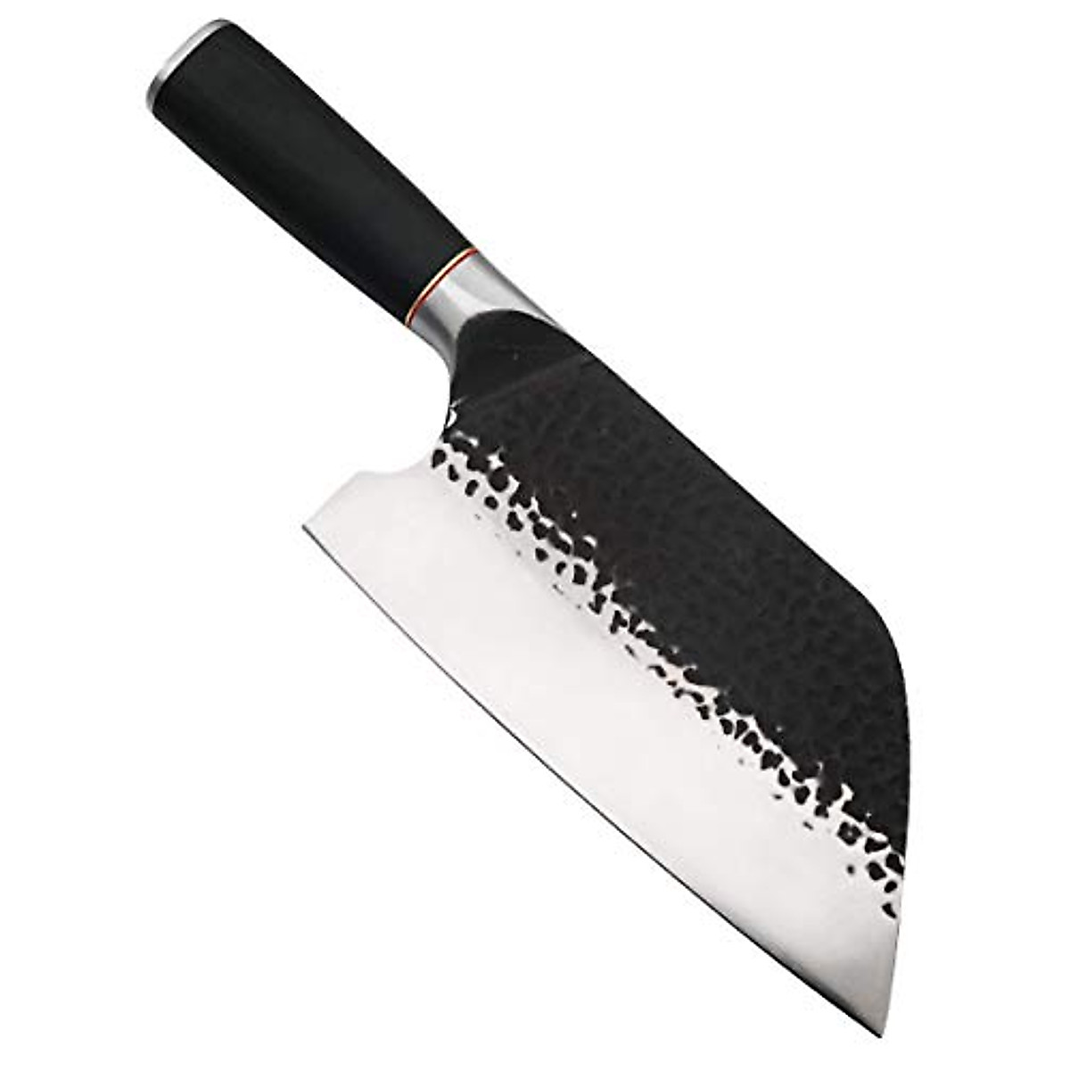 Kitory Serbian Chefs Knife Meat Cleaver Vegetable - Forged Kitchen Knife Multipurpose Chinese Chefs Knife, 7.5'' High Carbon Steel & Wengewood Handle Butcher, Fruit Meat Bone-Ramadan Present