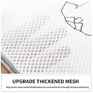 FYY Mesh Laundry Bags, 4 Pack Mesh Laundry Washing Bags, Delicates Bag for Washing Machine Durable Honeycomb Mesh Bra Laundry Bag Washing Machine Lingerie Bags
