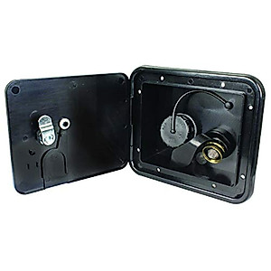 Thetford City/Gravity Water Hatch with 1/2 Inch Male Thread Brass Check Valve Black PN 94255