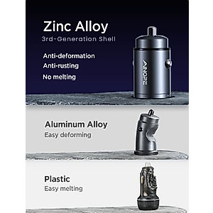 AINOPE USB C Car Charger Adapter, [PD36W & QC36W] Super Fast Car Charger USB C,Cigarette Lighter USB Charger with 2-Port 36W Compatible with iPhone 14 13 12, Samsung S23, MacBook Pro, iPad