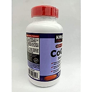 MVOWIZON Kirkland Signature Maximum Potency CoQ10 300 mg 100 Softgels Each, Purple