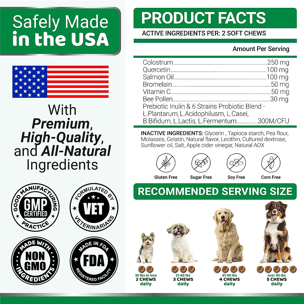 Dog Allergy Relief Chews - Dog Itching Skin Relief Treatment Pills - 170 Treats - Itchy and Paw Licking - Anti-Itch - Dry Skin & Hot Spots Omega 3 Fish Oil Skin & Coat Supplement - Beef Liver Flavor