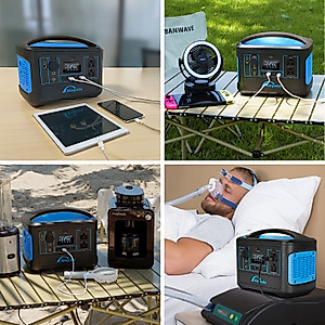 Ainpota Portable Power Station 600W/568Wh Power Station with AC Outlets & LED Flashlight Fast Charging by Solar Generator Backup Lithium Battery for Home and Outdoor Camping Adventure