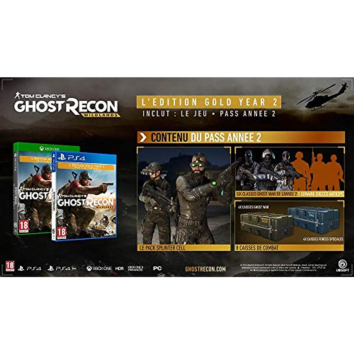 Ubisoft Ghost Recon Wildlands Gold 2 - PS4 nv Prix