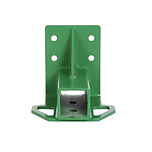 ECOTRIC Rear Trailer Hitch Receiver (Green) Compatible with John Deere Deer Gator 4x2/ 6x4 Old-Style Durable