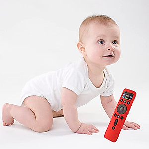 Silicone Cover for VIZIO XRT260 Smart TV Remote VIZIO XRT260 Silicone Case Cover Shockproof Anti Slip Silicone Skin Sleeve with Lanyard(Pink)