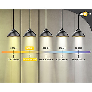 Goodlite G-83515 7.5W Led G9 120V 700 Lumens 300° Beam Angle, 60W Equal Light Bulb, 3000K Warm White Clear