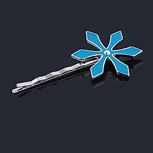 FunBoat Orihime Inoue Hair Clip - Anime Snow Hairpin - 0.23in Shun Shun Rikka Hair Clip for Halloween Costume, Cosplay, Daily Use, and Fans
