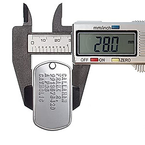 MYDOGTAG Personalized US Army Dog Tags - Regulation Replacement Military ID Tags for Veterans and Active Duty Soldiers