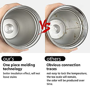 12oz Travel Mug, MOMSIV Insulated Coffee Cup with Leakproof Lid, Vacuum Stainless Steel Double Walled Reusable Tumbler for Hot and Cold Water Coffee and Tea In Travel and Car (Green-380ml)