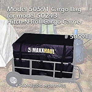 MaxxHaul 50591 Cargo Bag for Model 50243 Hitch-N-Roll Cargo Carrier Black