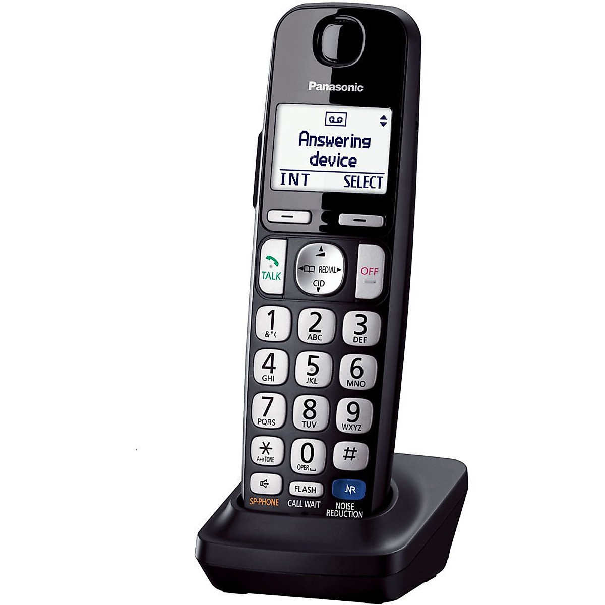 PANASONIC Cordless Phone Handset Accessory Compatible with TGE210/TGE230/TGE240/TGE270 Series Cordless Phone Systems - KX-TGEA20B (Black)