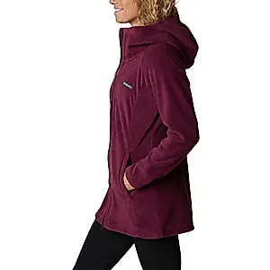 Columbia Women's Benton Springs II Long Hoodie, Marionberry, Large
