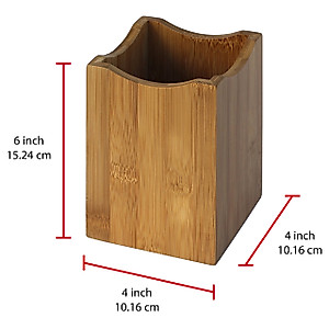 Oceanstar H1347 Utensil Holder , Brown