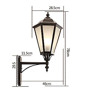WRDY Outdoor Courtyard Balcony Home Garden Outdoor Wall Lamp Simple Creative Villa Door Corridor Aisle Waterproof Wall Lamp Wall Lights