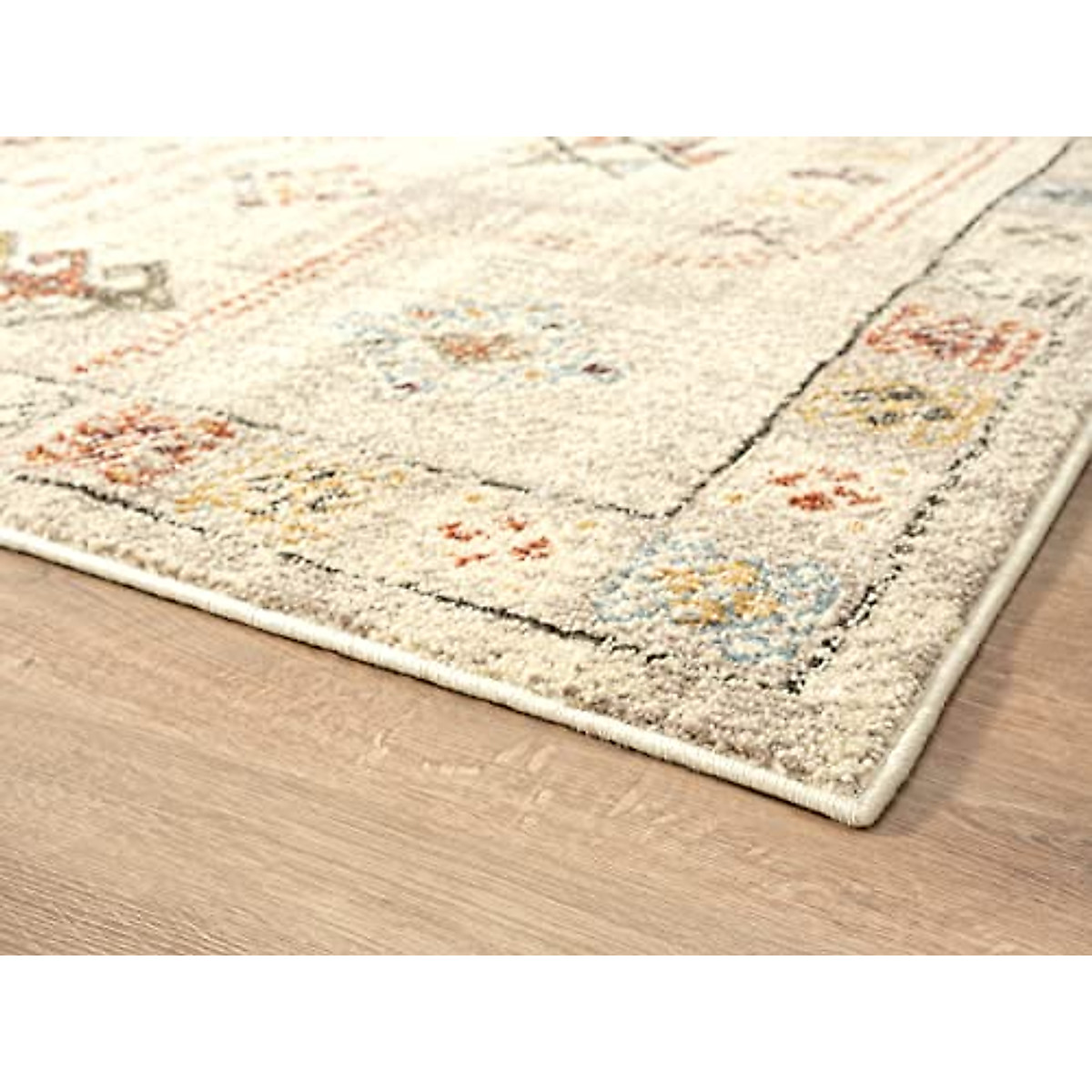 Abani Sedona SED160A Southwestern Beige Mutlicolor Tribal Print Area Rug Beige 5'3" x 7'6"