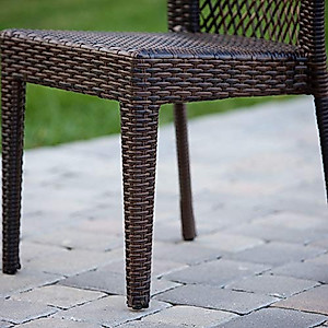Christopher Knight Home Dusk Outdoor Wicker Chairs, 2-Pcs Set, Multibrown
