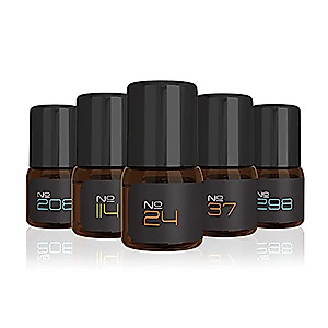 5 Popular Original Nitro Musk Creations, Creed Aventus for Men, Oud Wood, Tobacco Vanille, Creed Green Irish Tweed, & Bleu de Cologne, Cologne Samples, Concentrated Oil Cologne, by Musk & Hustle