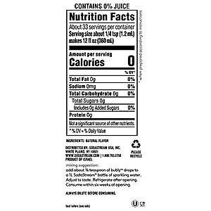 SodaStream Fizzi Sparkling Water Maker Bundle (Black), with CO2, BPA Free Bottles, and Bubly Drops Flavors