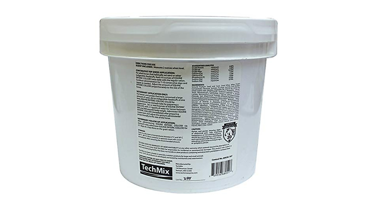 TechMix Equine Enteric Colloid for Horse Digestive Support