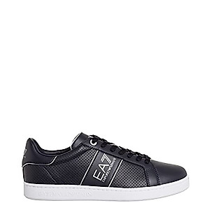 Emporio Armani EA7 Men Classic Sneakers Night Blue - Silver 8 US