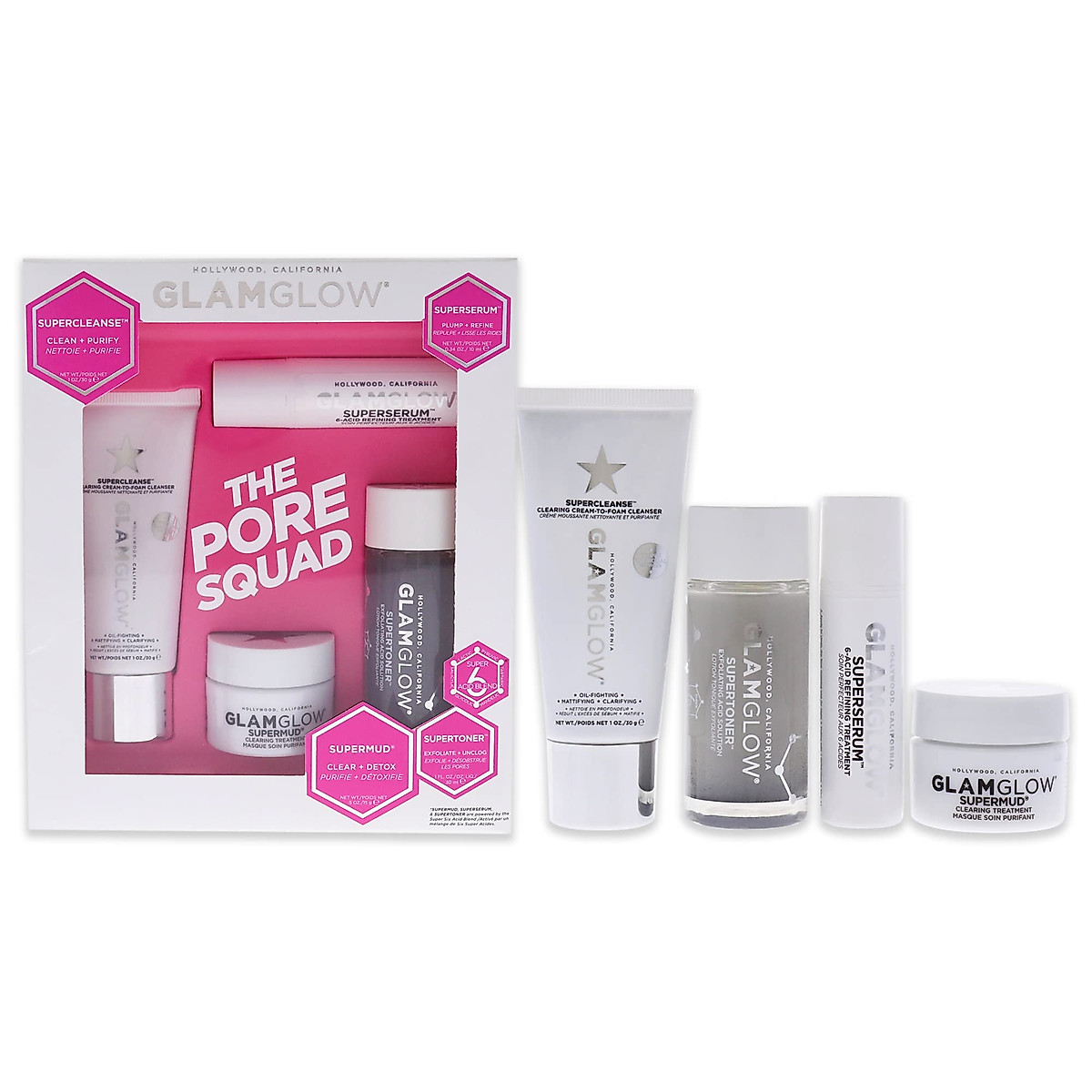 Glam Glow The Pore Squad Combo Set