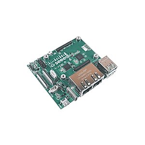 Seeed Studio Dual Gigabit Ethernet NICs Carrier Board for Raspberry Pi Compute Module 4.