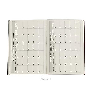 Moonlight (Olena's Garden) Mini 12-month Dayplanner 2024