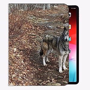 Hubin Case for iPad Air 5th Generation 2022/ iPad Air 4th Generation 2020 10.9 Inch with Pencil Holder,Dog A169 Whit Auto Sleep/Wake Up