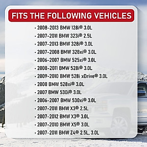 Replacement Engine Valve Cover with Gasket - Compatible with BMW - 2007-2013 - 2.5L, 3.0L - N51 & N52 Engines, 128i, 323i, 328i, 328xi, 525xi, 528i, 528xi, 530i, 530xi, X3, X5, Z4 Replaces 11127552281