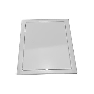 Vent Systems 8'' x 12'' Inch White Metal Access Panel - Easy Access Doors - Access Panel for Drywall, Wall, Electrical and Plumbing Service Door