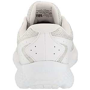 Under Armour Women's Charged Rogue 3 Knit, (102) White/Gray Mist/Iridescent, 8.5, US