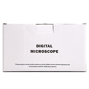 LINKMICRO LM203 4" Coin Microscope Full View of Coin, 200X Portable LCD Digital Microscope for Adults and Kids, 1080p, 32GB SD Card, Windows Mac, PC Mass Storage