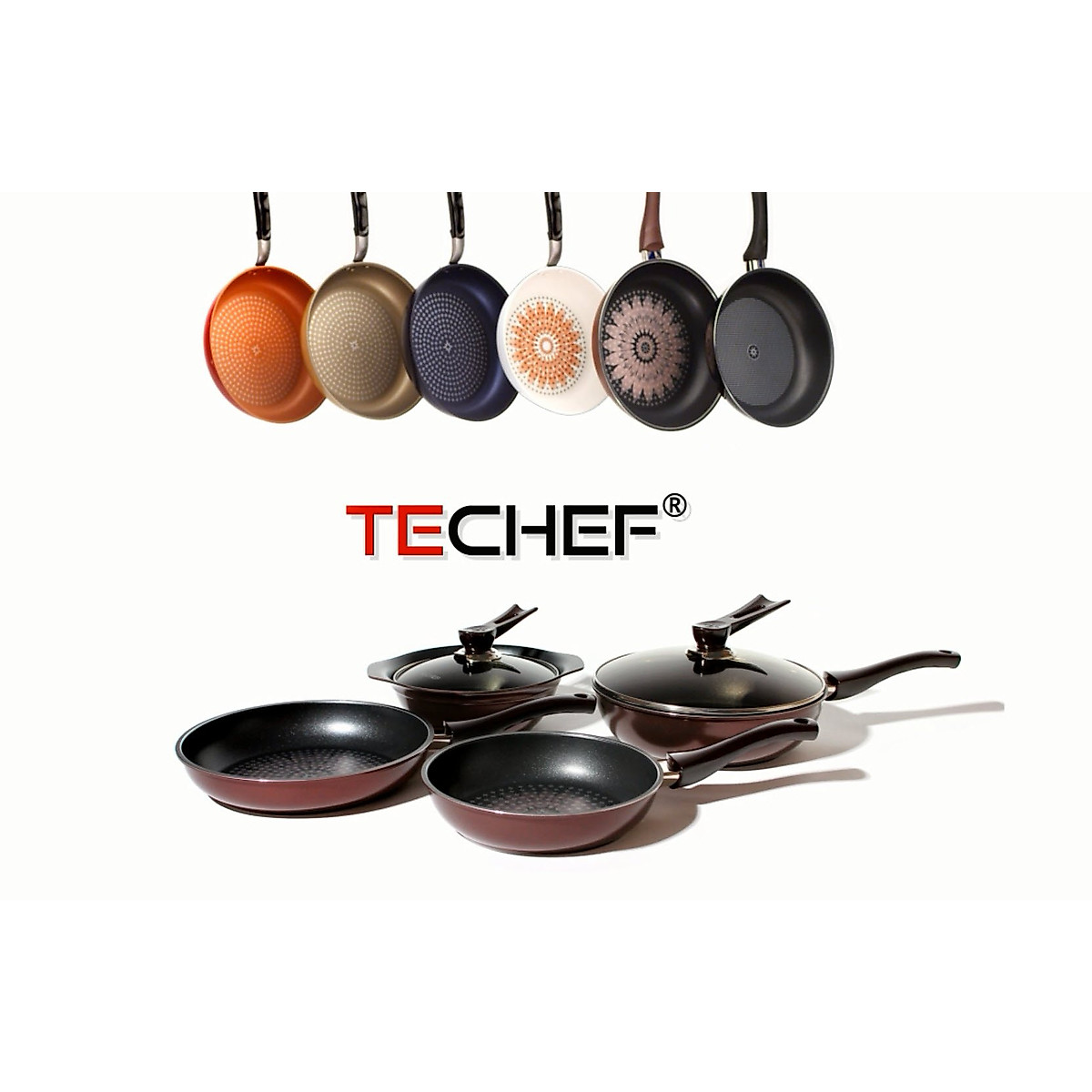 TECHEF - Blooming Flower Collection/Soup Pot With Glass Lid (2-quart)