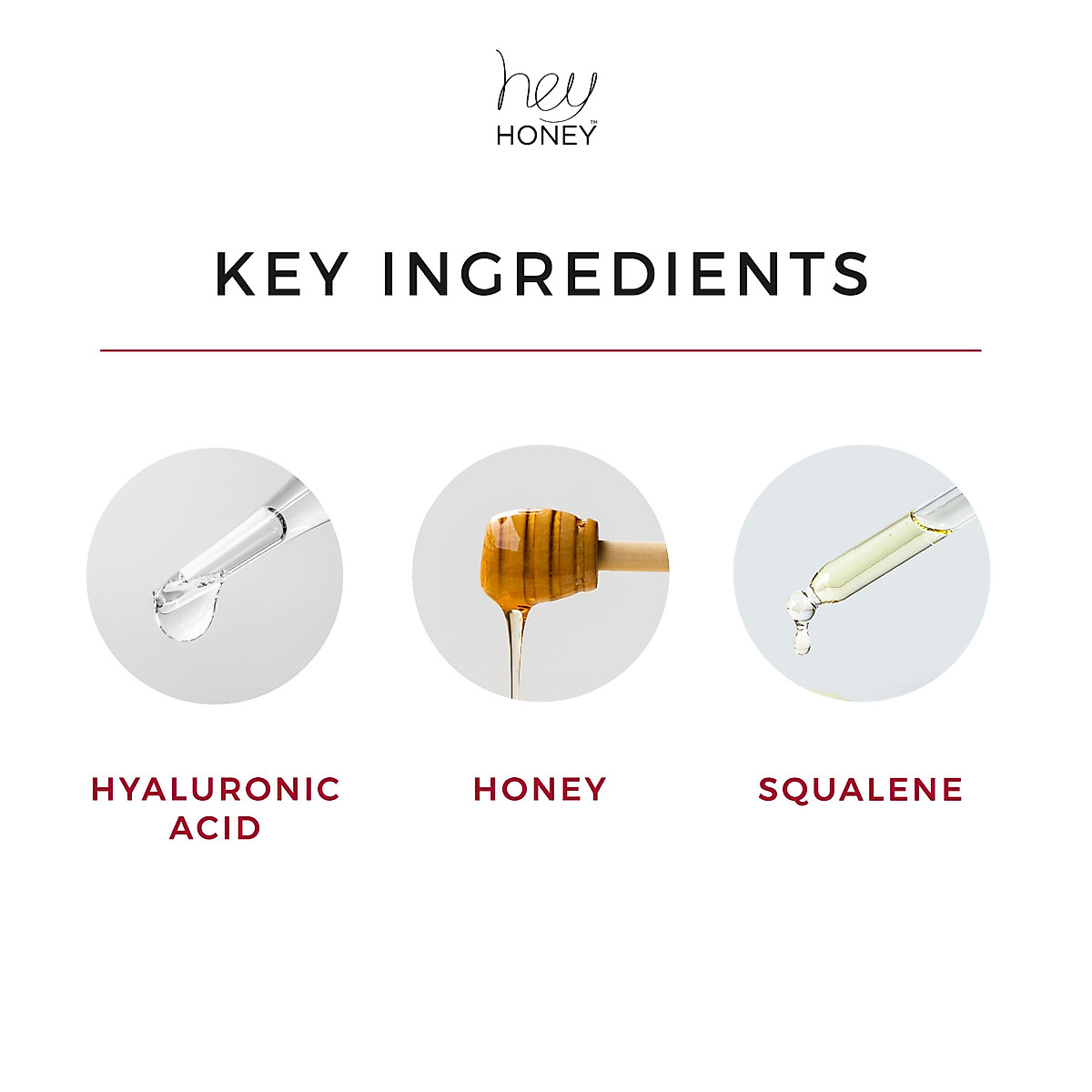 Hey Honey Skincare Good Morning Honey Silk Facial Serum for True Glow | Vitamin C Fast Acting Skin Hydrator and Skin Barrier Protector | with Hyaluronic Acid Serum | 1 oz