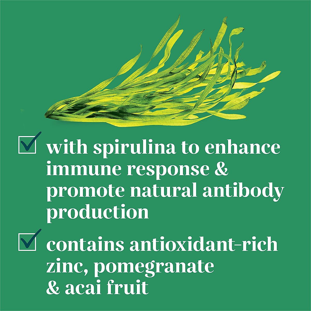 EverRoot Dog Supplements Powered by Purina Immunity Chewable Tablet with Spirulina and Antioxidants - 3.6 oz. Canister