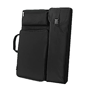 Art Portfolio Case Art Supplies Storage Tote Bag Art Portfolio Backpack Art Carrying Bag A2 4K Drawing Board Bag Portable for Art Student Sketchbook Folding Easel Shoulder Bag Hose Support, Foldable