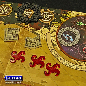 LITKO Cthulhu Doom Indicator | Arkham Horror | Eldritch Horror | Black