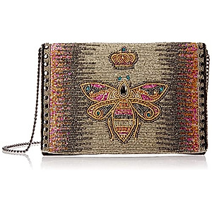 Mary Frances womens Mary Frances Queen Bee Crossbody Handbag Bag, Multi, One Size US